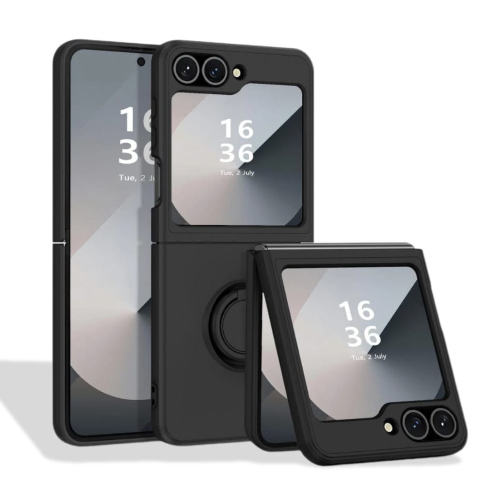 CASE FLIP SILICONA LIQUIDA – NEGRO - Yúrval Perú